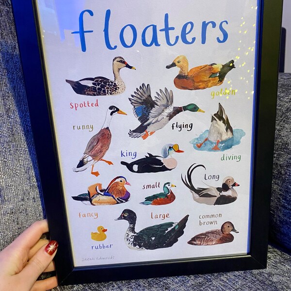 Floaters Art Print - A4 - Etsy