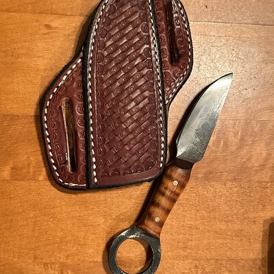 Hand Made Trap Spring Knife Handmade Knife High Carbon Knife - Etsy