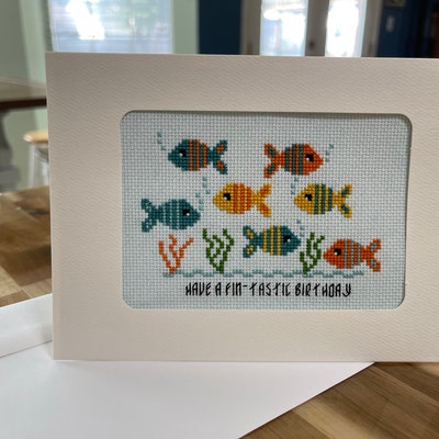 Counted Cross Stitch Fish Pattern PDF Download - Etsy