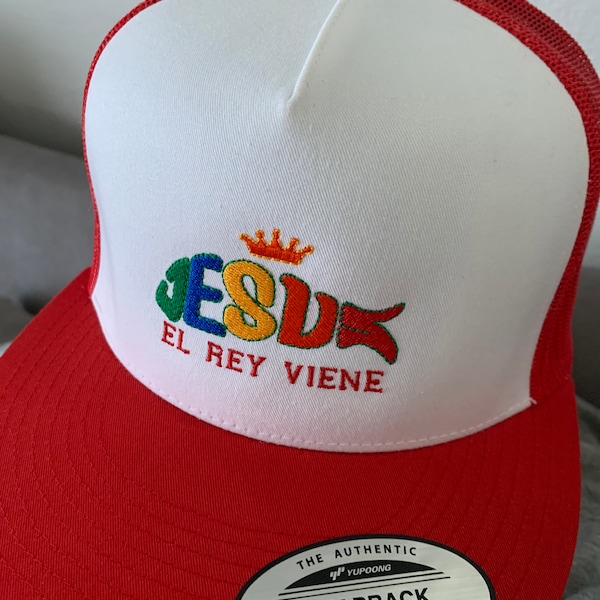 Jesus El Rey Viene Trucker Cap - Etsy
