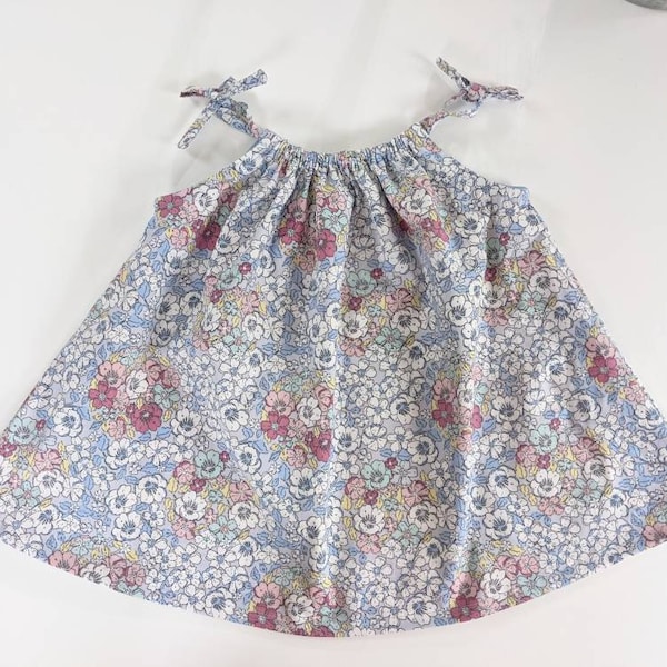 Swing Top PDF Sewing Pattern - Tie Strap Design (0-10 Years) - Etsy