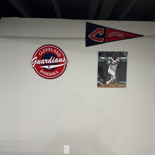 Cleveland Guardians Wood Wall Decor | Baseball Fan Gift - Etsy