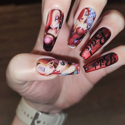 Chucky Press on Nails/halloween Nails/bride of Chucky/childs Play Nails ...