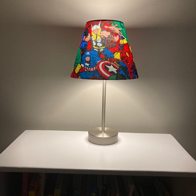 Marvel Lamp Shade. Thor, Captain America, Hulk, Ironman, Spiderman ...