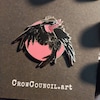 Crow Cowboy "yeecaw" Enamel Pin - Etsy