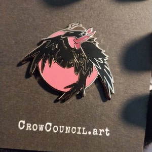 Crow Cowboy yeecaw Enamel Pin - Etsy