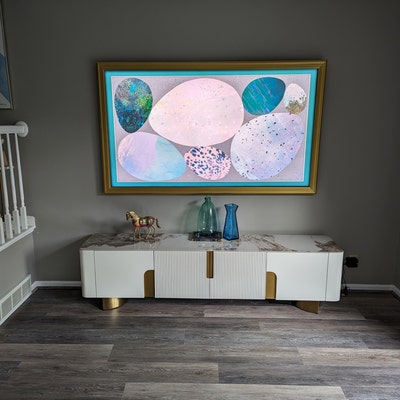 Crown TV Frames gunmetal Gray, Wall Art, Aesthetic Home Décor, Room ...