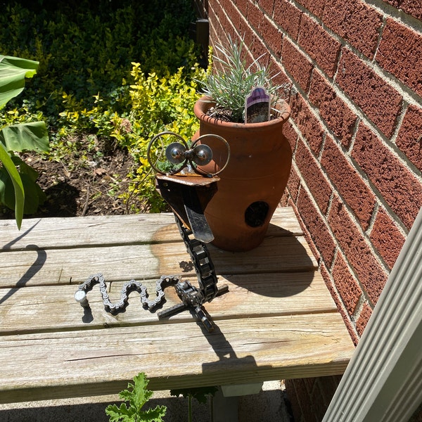 Snake Recycled Garden Art - Etsy