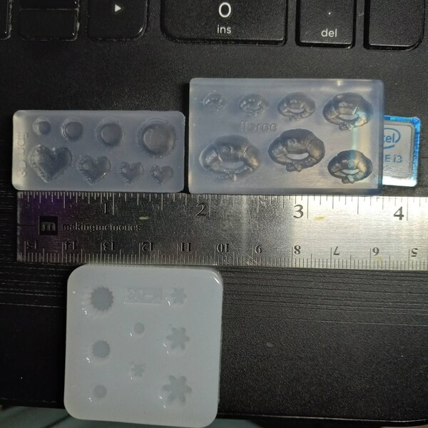 Miniature THE SEA Molds: Turtles/mermaids, Seashells, Jolly Roger ...