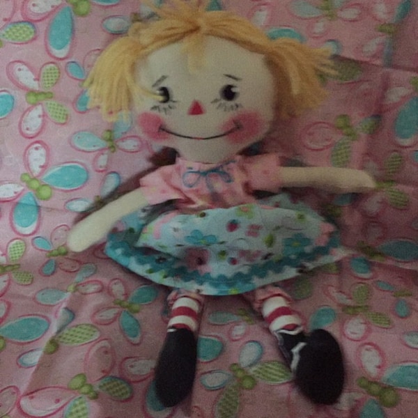 Rag Doll Pattern, PDF Sewing Pattern, Primitive Doll Pattern, Rag Doll ...
