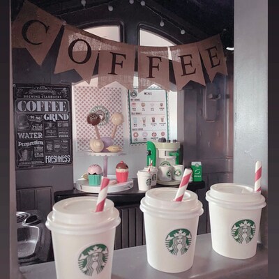 Mini Starbucks Cups - Etsy