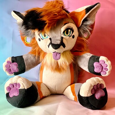 Plush Sewing Pattern PDF Furry Anthro Floppy 20in Plushie DIY Ebook ...