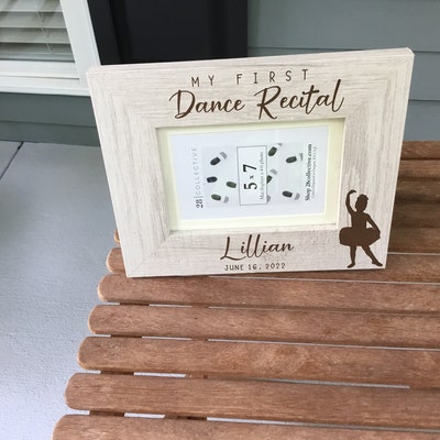 Dance Recital Picture Frame Personalized My First Dance Recital Photo ...
