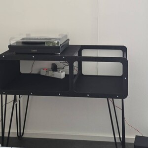 Vinyl Record Holder Turntable Stand Gramophone Stand Table Desk Record ...