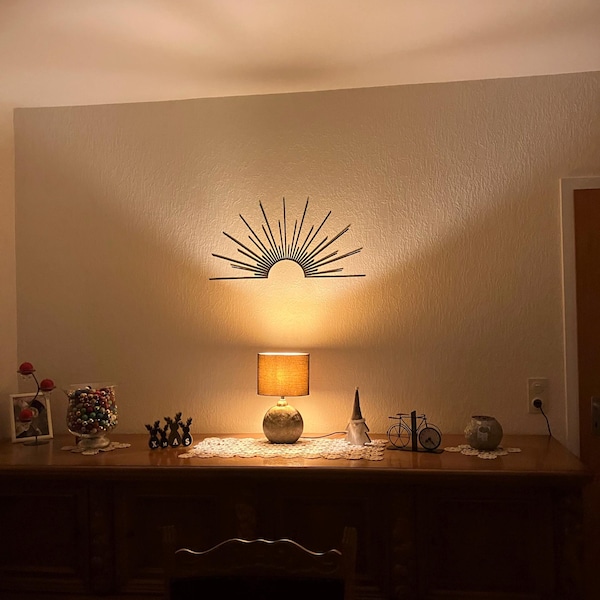 Sun Metal Wall Decor, Sun, Sun Art, Sun Decor, Sunrise, Sunrise Art ...