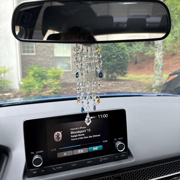 Beaded Crystal Hanging Window Sun Catcher/ Home Decor/ Multicolored ...