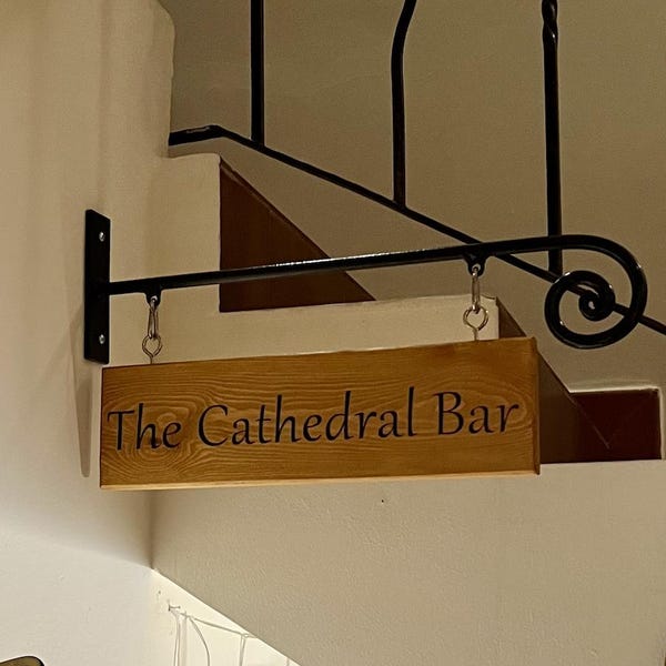 Handcrafted Wrought Iron Sign Hangers - Etsy UK