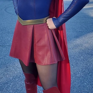 Supergirl Skirt PDF Sewing Pattern Superhero Skirt Pattern | Etsy