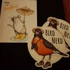 Bird Nerd Vinyl Sticker. Birding Bumper Sticker. Bird Lover Water ...