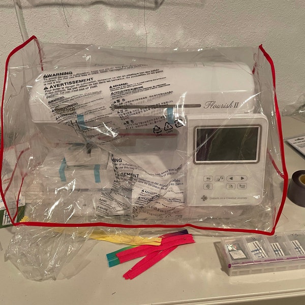 Dust Cover for Brother SE, Bernina 535, and Others Wxdxh = 24"x14"x12 ...