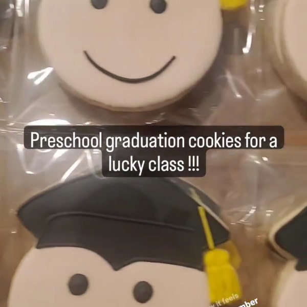 Smiley Face Grad Cookie Cutter - Etsy