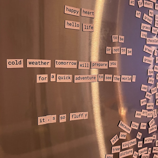 Poetry Tiles - 632 Piece Kids Word Play Kit - Explore Reading, Writing ...