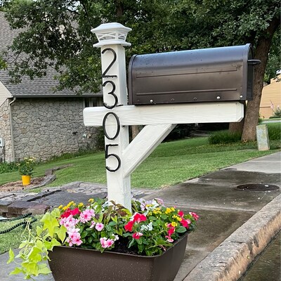 Snappot® Mailbox Planter Box Resin Planter Extra Large Flower Pot Wraps ...