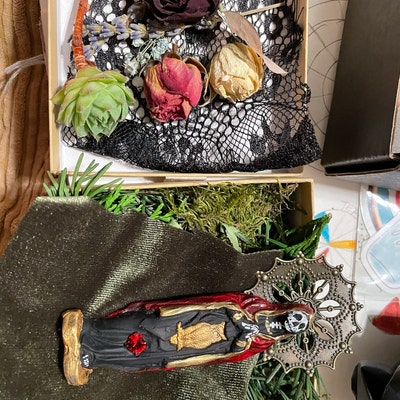 Red Santa Muerte - Etsy