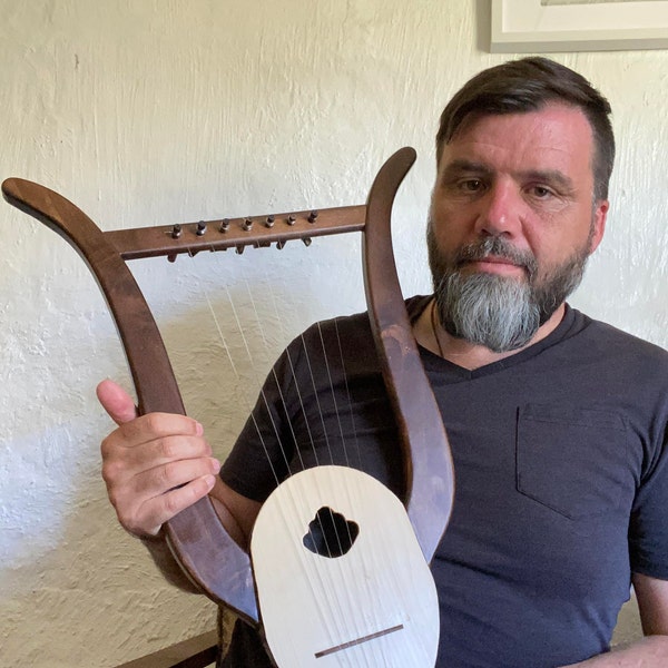 Ancient Greek Lyre | Handmade Ancient Greek Lyre of Apollo 7 Strings - Etsy