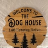 Custom Cottage Sign Wood Cottage Sign Anniversary Gift Welcome to Our ...