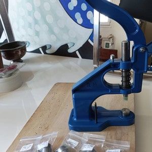 Hand Press for Double Cap Rivets, Eyelets Grommets, Rhinestone Rivets ...