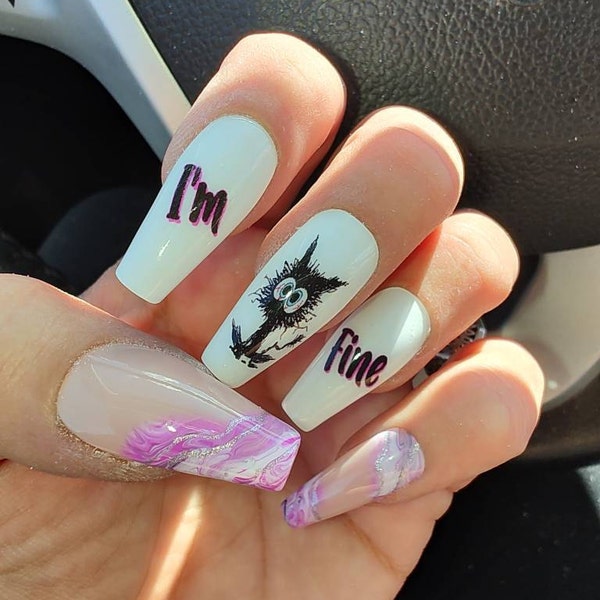 Chucky Press on Nails/halloween Nails/bride of Chucky/childs Play Nails ...