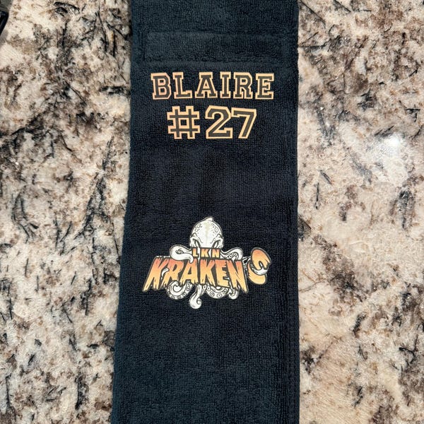Custom Sports Towel Personalized for Athlete Towel for QB Football ...