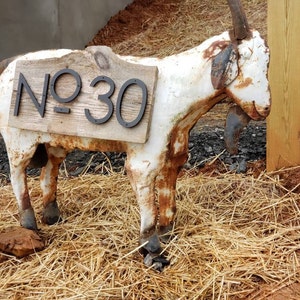 6 Inch Western House Numbers Letters - Etsy