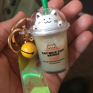 Astronaut Liquid Keychain Boba Keychain Quicksand Keychain | Etsy