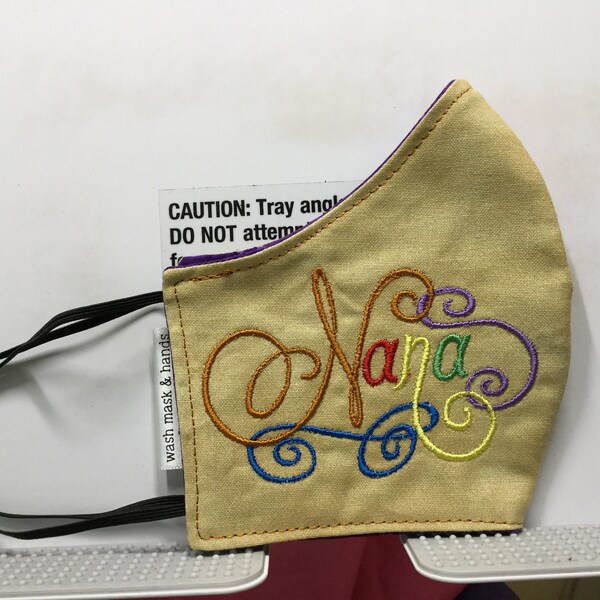 Nana Calligraphy Script Embroidery Design- Instant Email Delivery ...