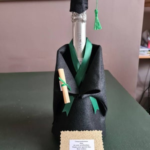 Graduation Bottle Cover Set. Grad Gift for Him / Grad Gift for Her ...
