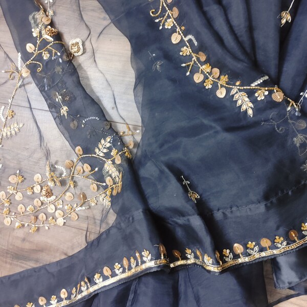 Silk Batik Saree, Vegetable Dyed, Vibrant Ombre Color Contrast, Premium ...