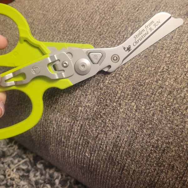 Laser Engraved Paramedic Gift Medical Shears, Leatherman Raptor Tool ...