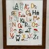Illustrated Children's Alphabet Print, ABC Poster, Playroom Wall Art ...