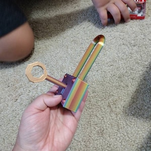 Hello Neighbor Lock and Key 3D Printed fan Inspired - Etsy