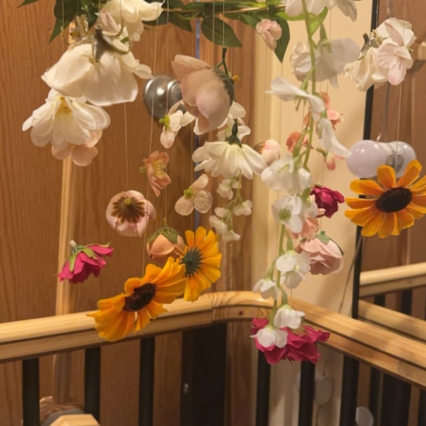 Garden Flower Mobile - Etsy