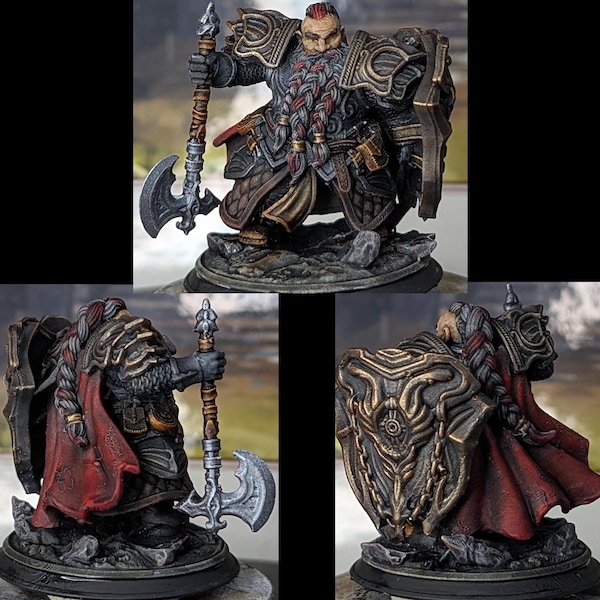 Dnd Female Fighter - Barbarian - Shapeshifter - Werebear Unpainted ...