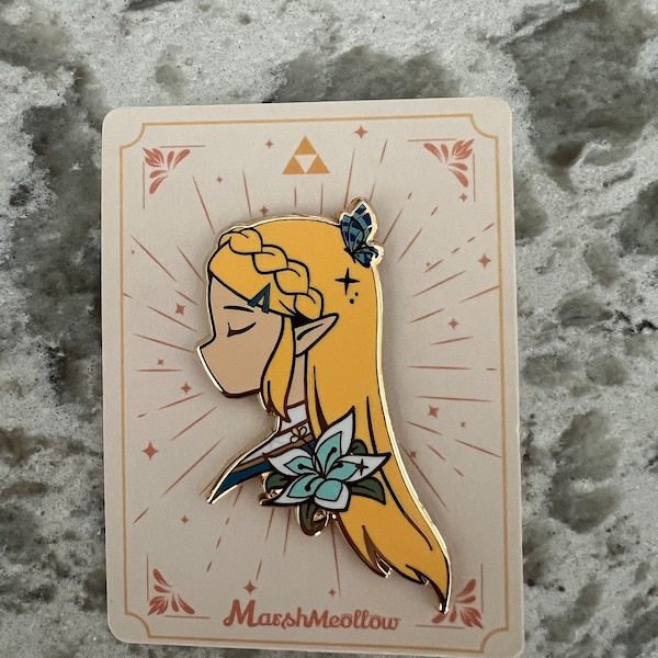 Botw Link & Zelda Hard Enamel Pin - Loz Pins - Pin Collection - Etsy