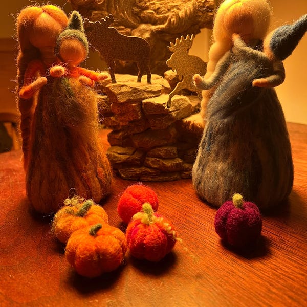 Mini Needle Felted Mermaid, Wool Mermaid, Naiad, Needle Felted Art Doll ...