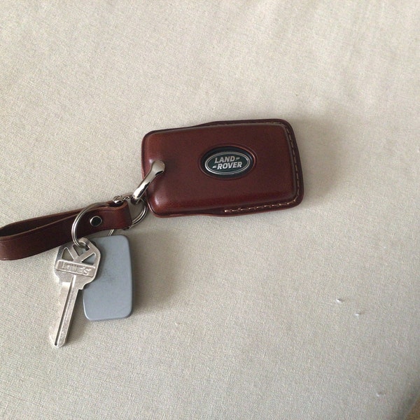 Handcrafted Leather Car Key Fob Cover, Land Rover Key Case - Etsy