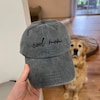 Cool Mom Embroidered Pigment-dyed Baseball Cap moontime Font Adult ...