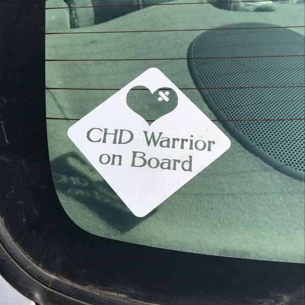 The Strongest Hearts Have Scars Sticker CHD Awareness Healing Sticker ...