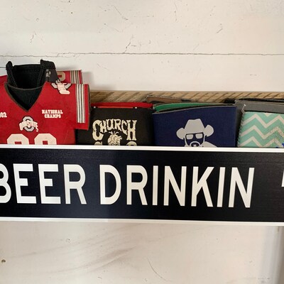 Beer Drinkin Sign, Beer Enthusiast Gift, Beer Decor, Beer Man Cave ...
