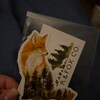 Fox Vinyl Sticker Watercolor Fox Art All Weather Sticker for Tumbler ...
